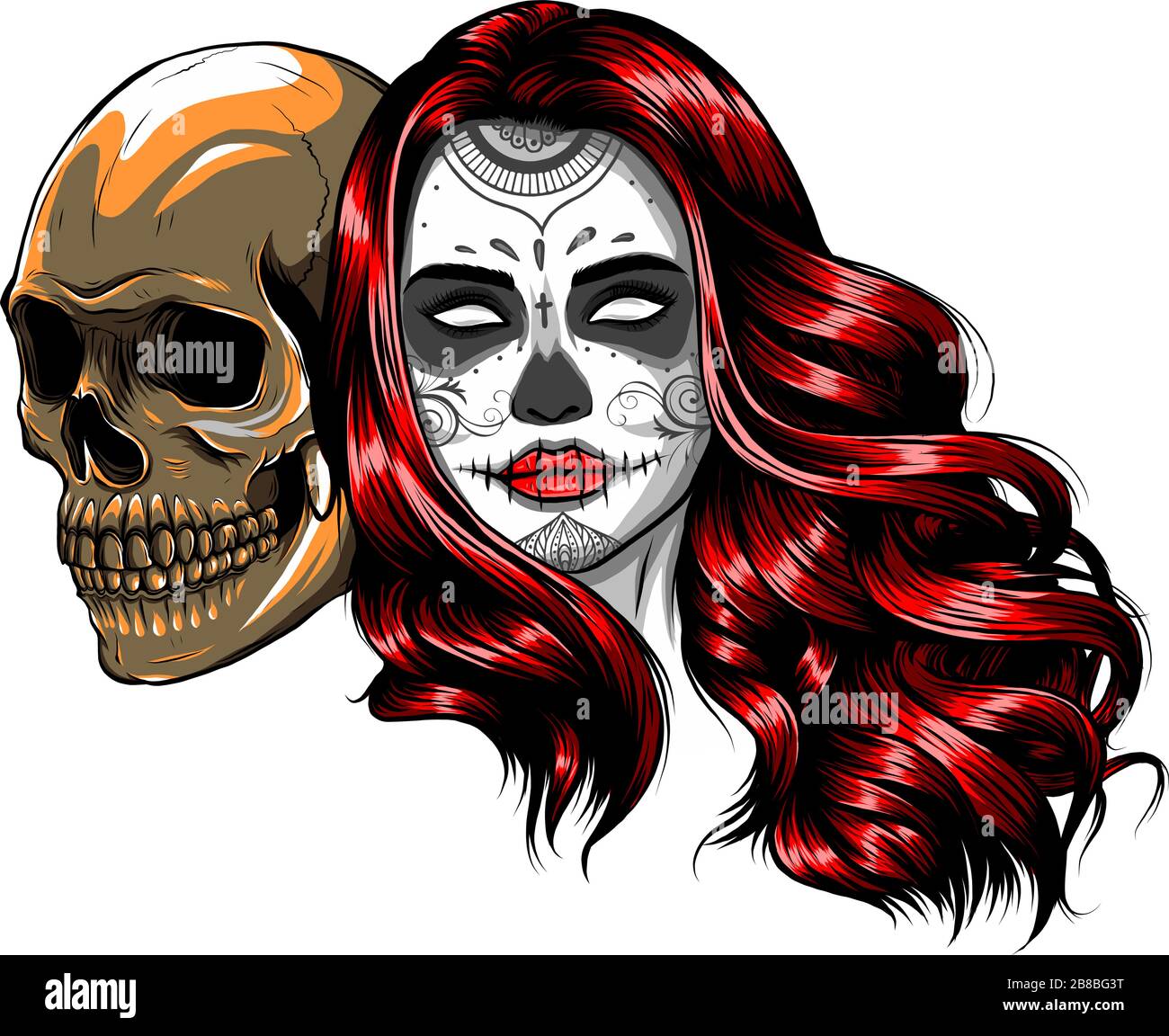 Day of dead skeleton dance Cut Out Stock Images & Pictures - Alamy