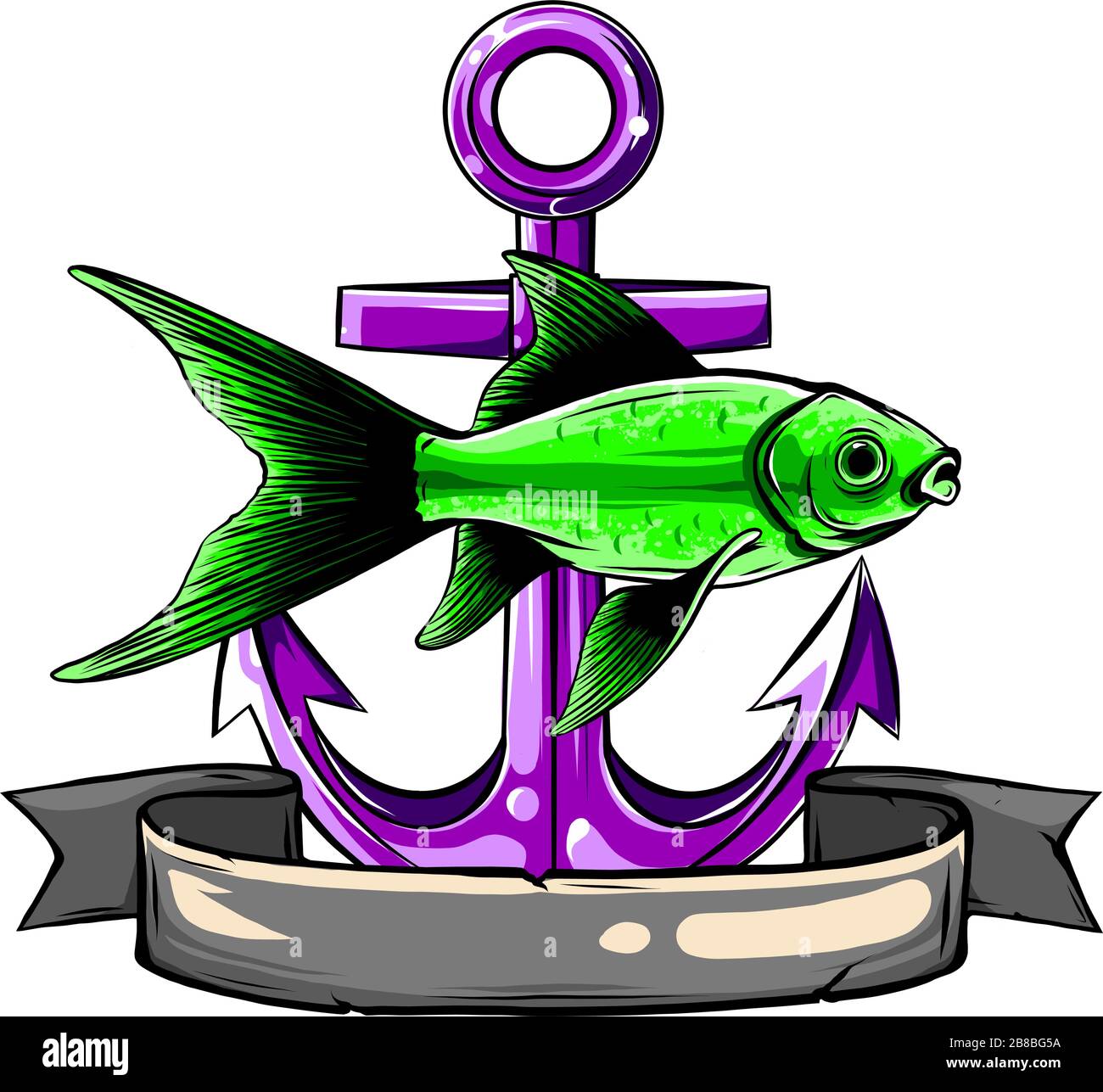 Vector - Gold Fish, Carassius Auratus, Fresh Water Aquarium Fish Stock ...