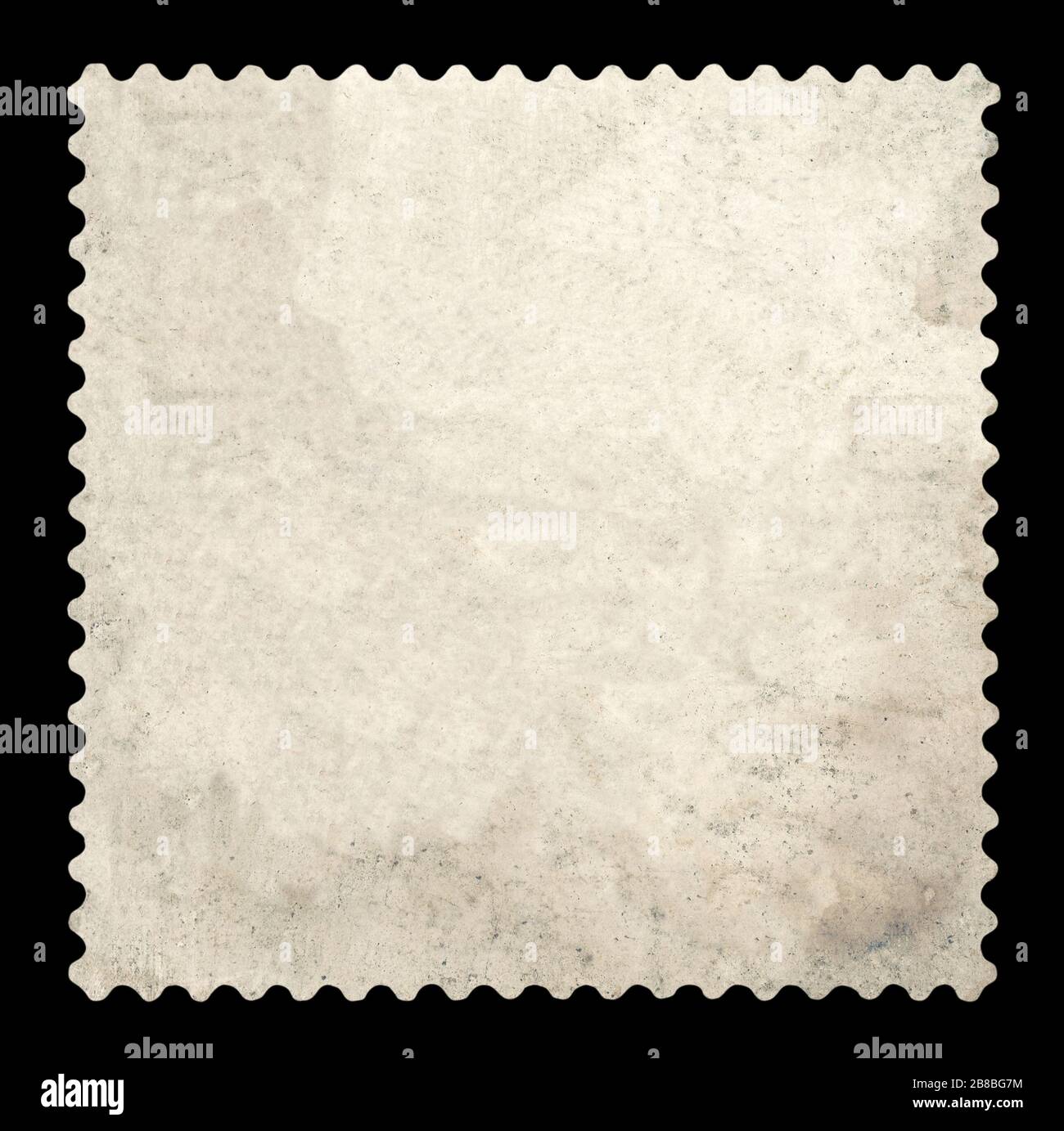 Blank postage stamp - Isolated on Black Stock Photo - Alamy