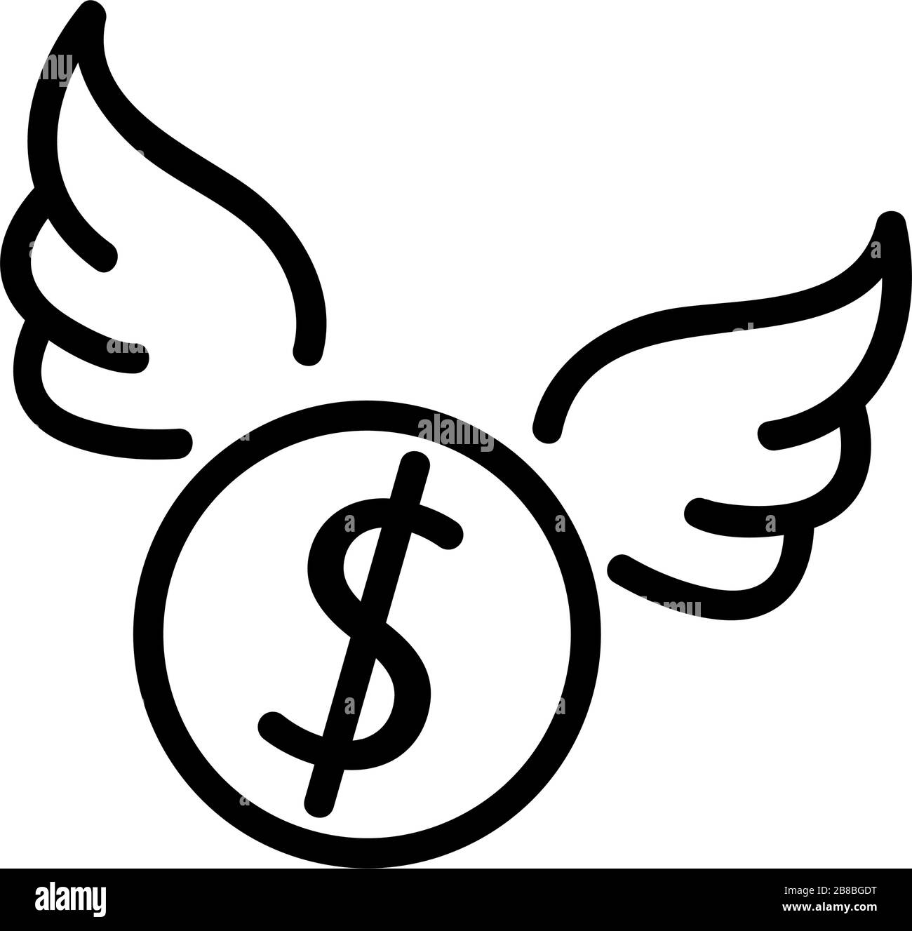 money remittance icon vector outline illustration Stock Vector Image ...