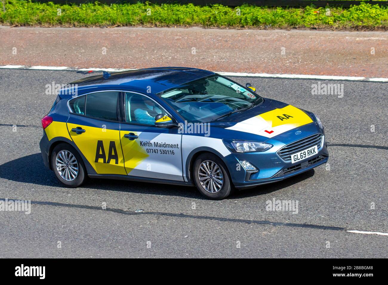 Keith Maidment AA driving instructor car; 2019 Ford Focus Titanium TDCI ...