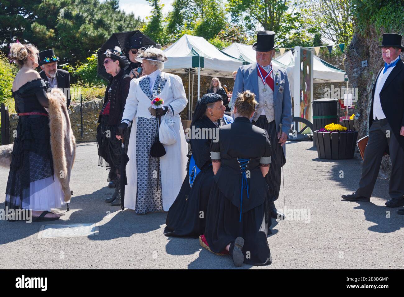 Enactors suitably attired at the Victorian and Steam Punk Festival ...