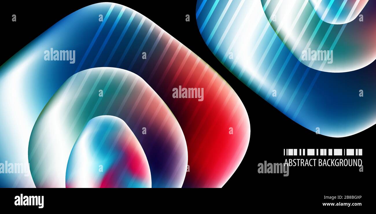 Abstract colorful background template with blended multiple geometric ...