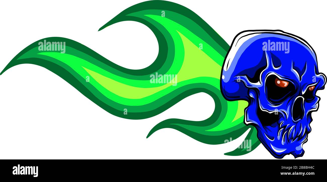 Skull On Fire Tattoo Meaning