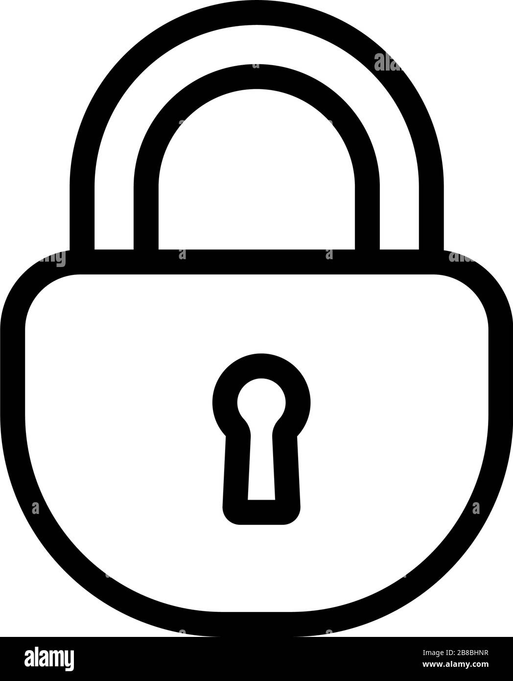 cipher icon vector outline illustration Stock Vector Image & Art - Alamy