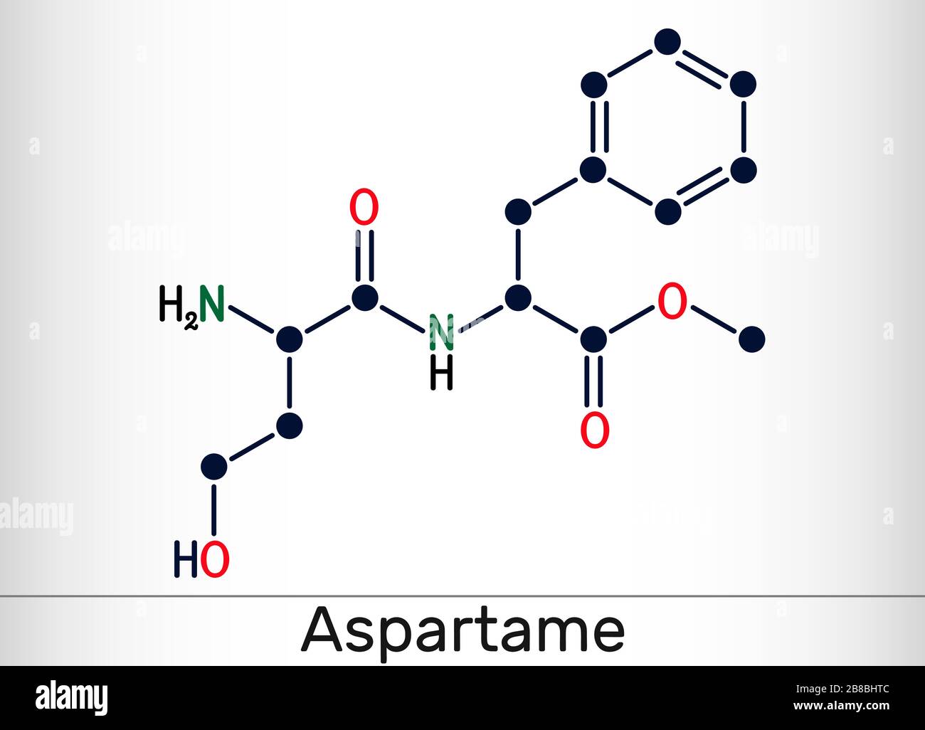 Aspartame Apm Molecule Sugar Substitute And E951 Structural