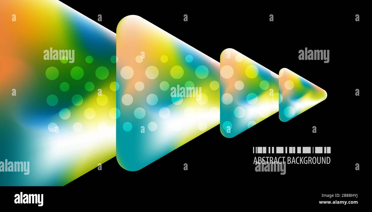 Abstract colorful background template with blended multiple geometric ...