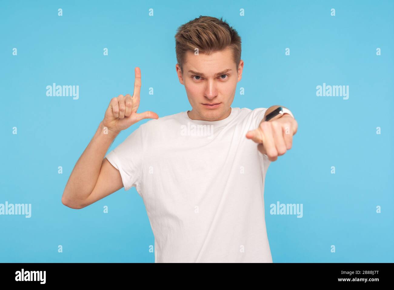 Loser Hand Gesture Man High Resolution Stock Photography and Images - Alamy