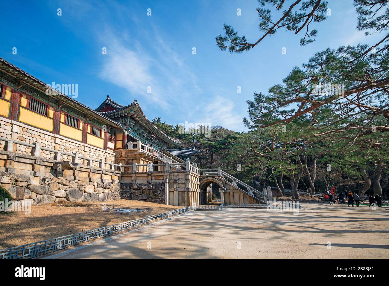 Korea's ancient temple of 1500 years of history Stock Photo - Alamy