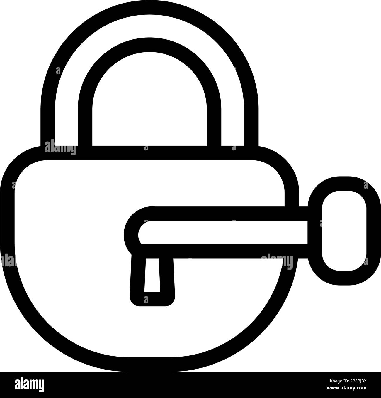 cipher icon vector outline illustration Stock Vector Image & Art - Alamy