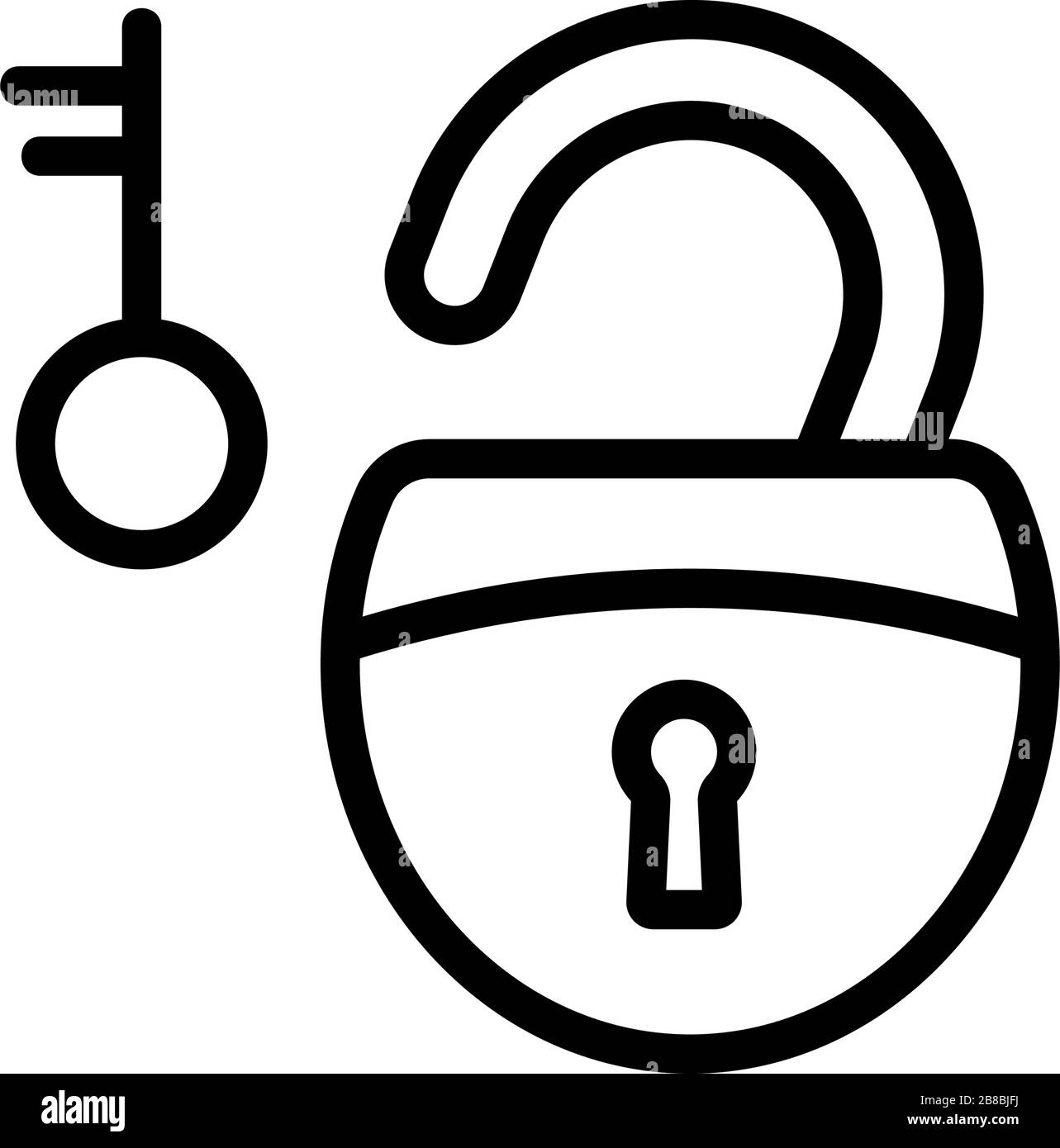 combination lock icon vector outline illustration Stock Vector Image ...