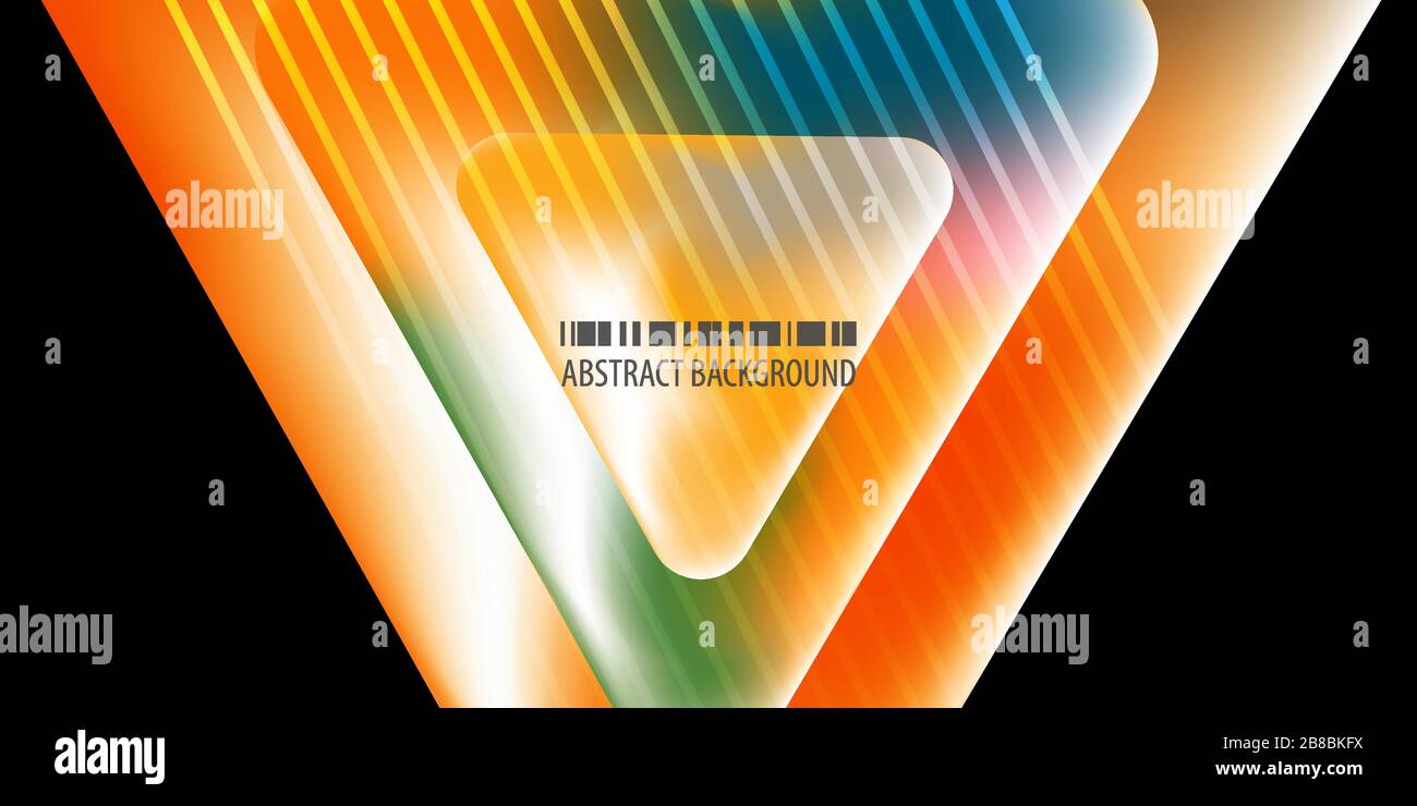 Abstract colorful background template with blended multiple geometric ...