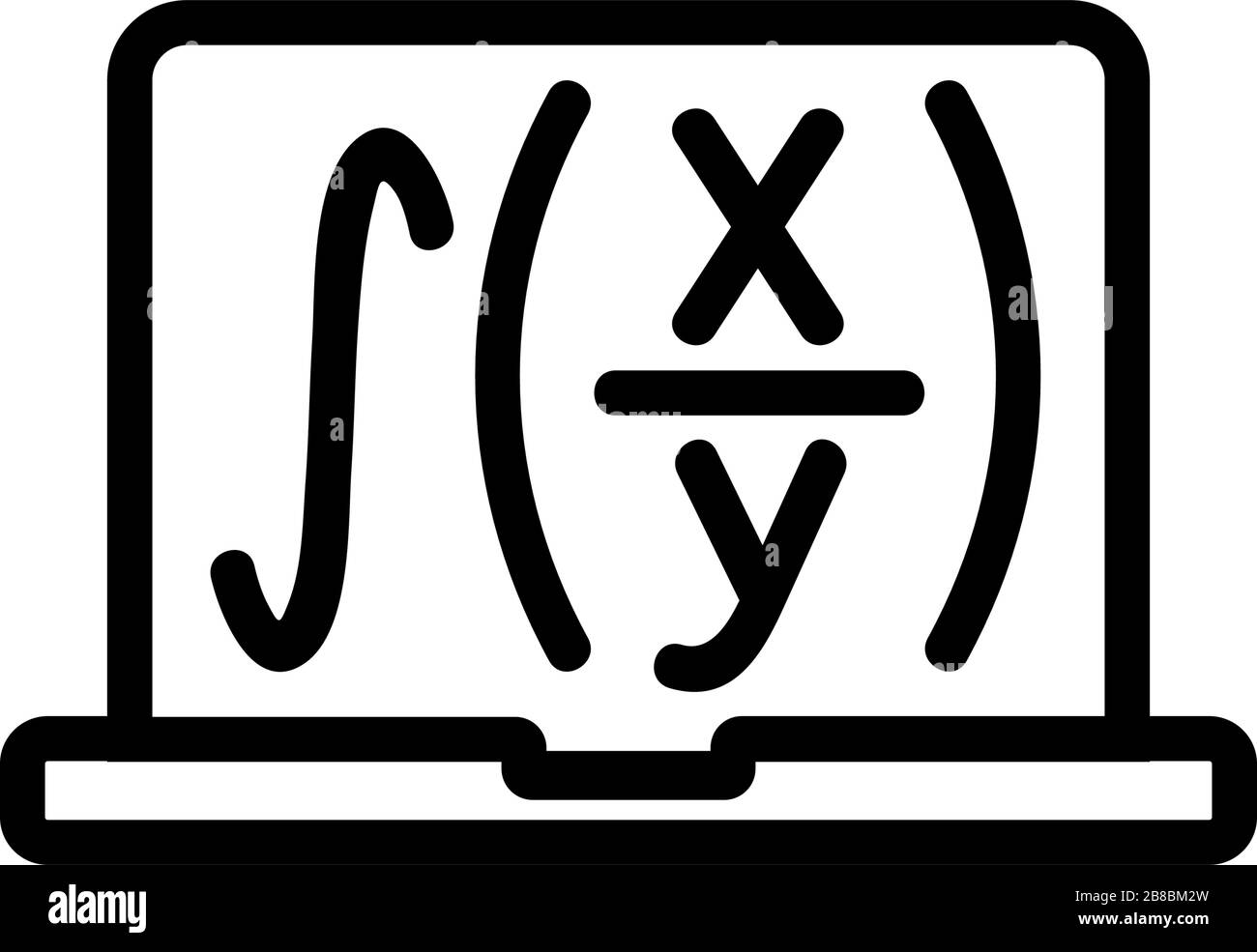 book math icon vector outline illustration Stock Vector Image & Art - Alamy