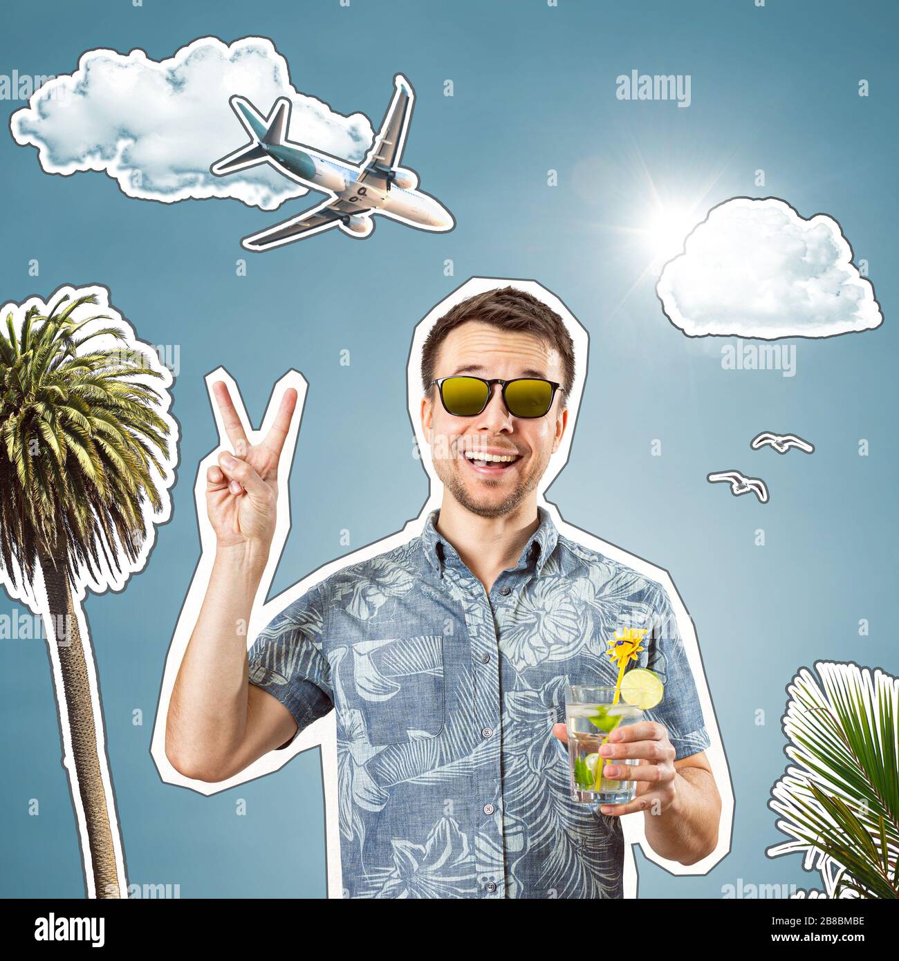 Travel collage hi-res stock photography and images - Alamy