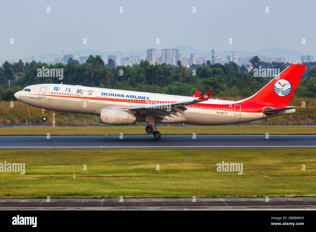 Chengdu, China – September 22, 2019: Sichuan Airlines Airbus A330-200 ...