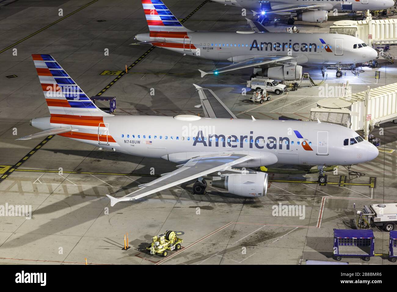 Phoenix, Arizona – April 8, 2019: American Airlines Airbus A319 ...