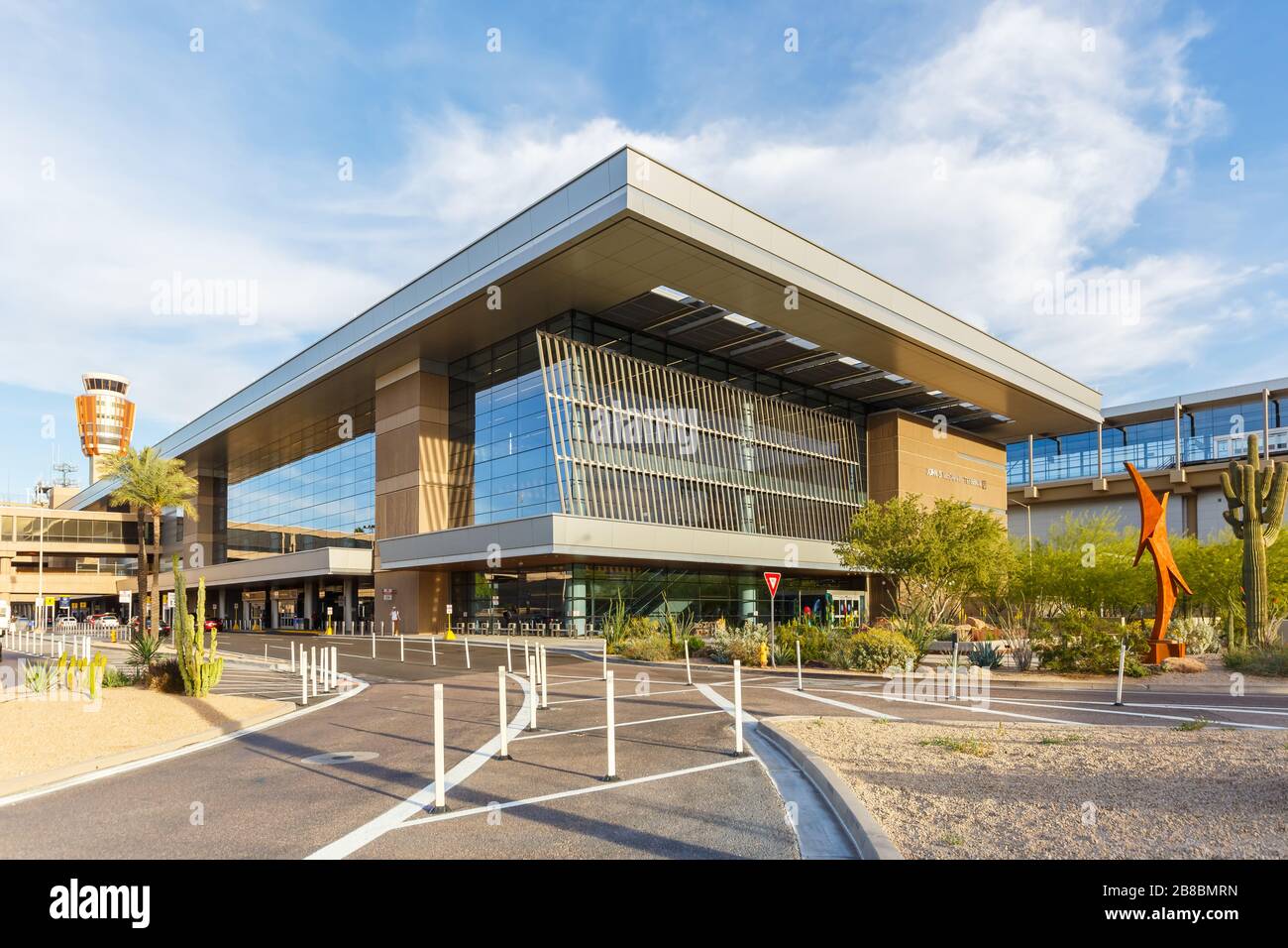 Phoenix, Arizona – April 8, 2019: Terminal 3 of Phoenix Sky Harbor ...