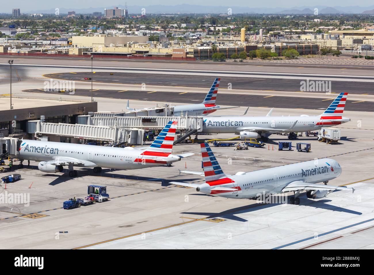 Phoenix, Arizona – April 8, 2019: American Airlines Airbus A321 ...