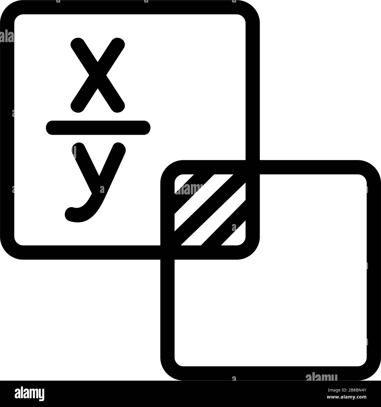 math formula icon vector outline illustration Stock Vector Image & Art ...