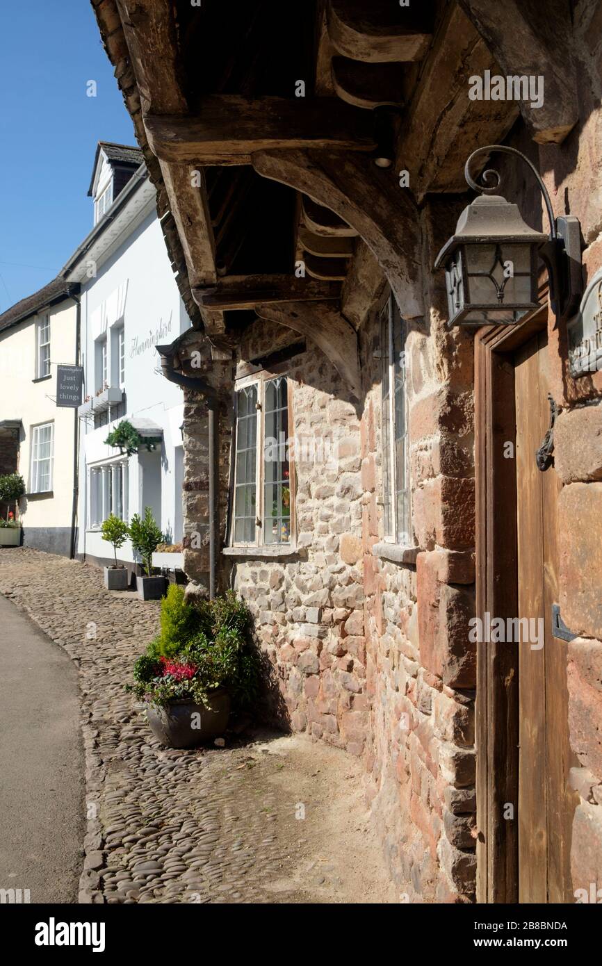 Dunster village hi-res stock photography and images - Alamy