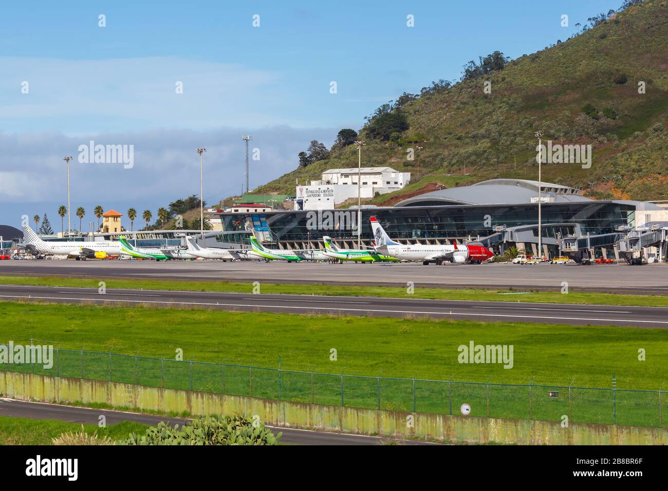 Tenerife, Spain – November 25, 2019: Overview of Tenerife North airport ...