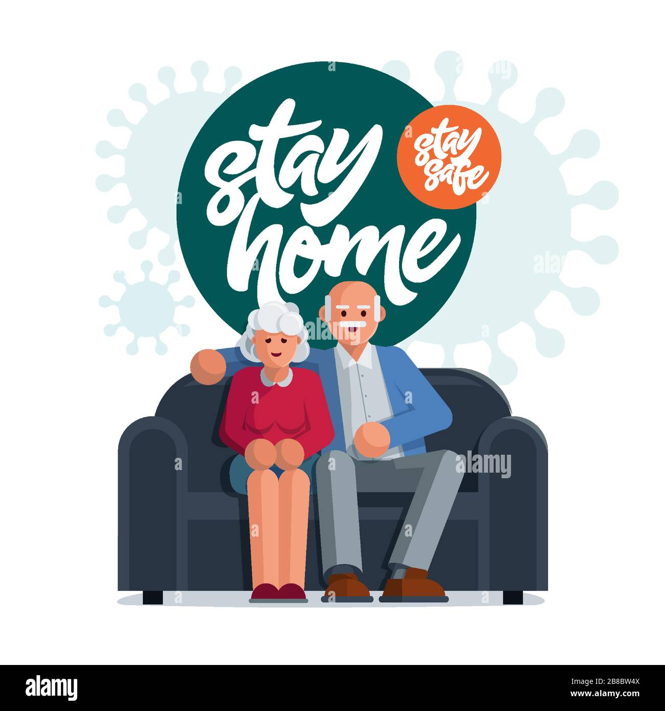 Keep safe stay at home Cut Out Stock Images & Pictures - Alamy