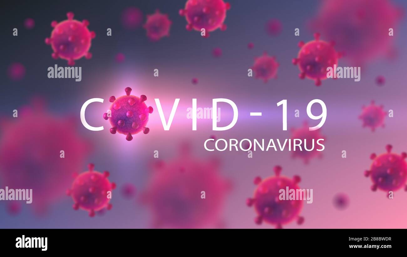 Microscopic virus concept Stock Vector Images - Alamy