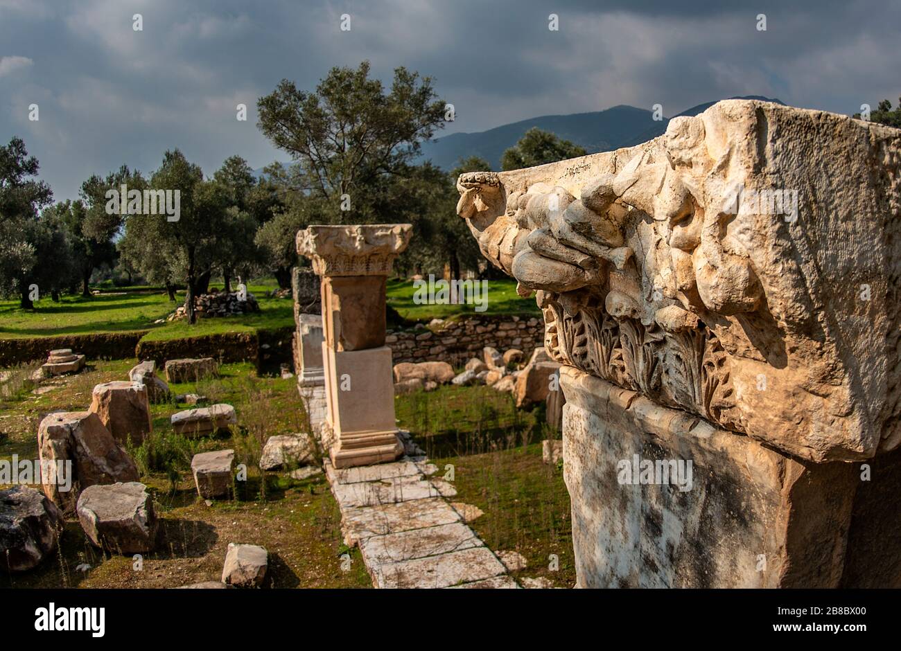 Nysa ancient city ,Sultanhisar,Aydin,Turkey Stock Photo - Alamy