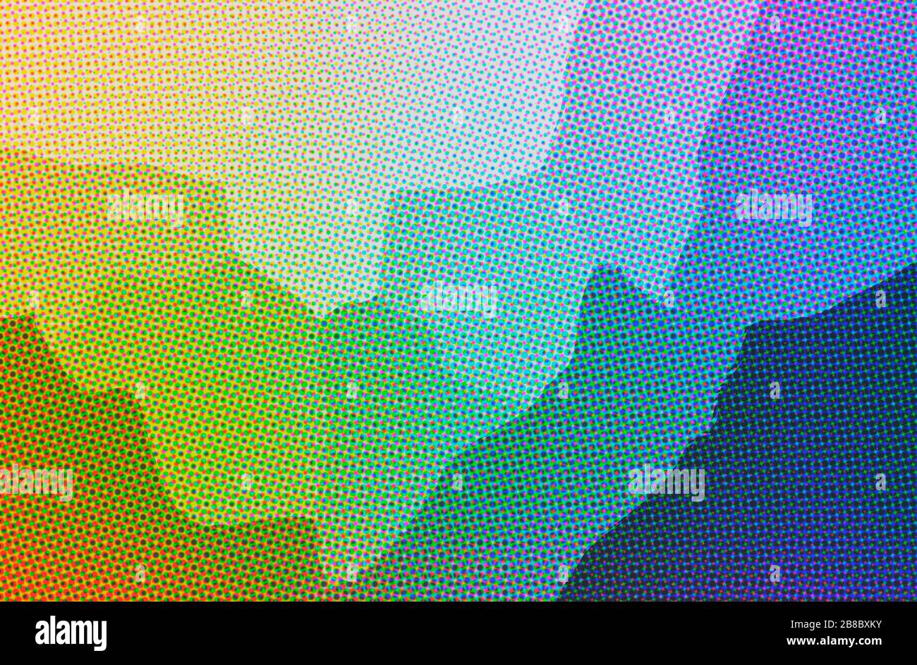 Illustration of green and blue dots horizontal background digitally ...