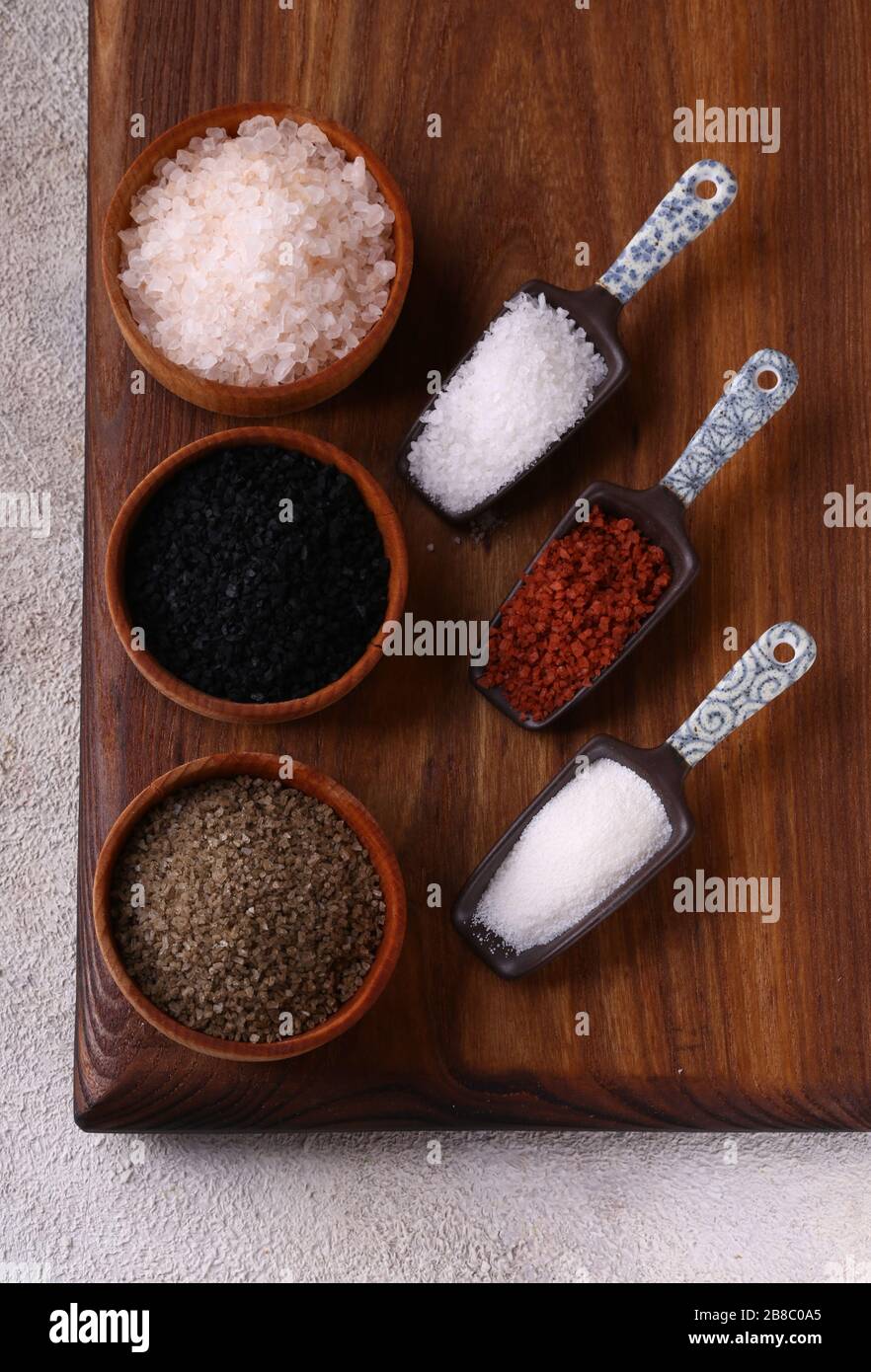 natural organic colored salt for food Stock Photo - Alamy