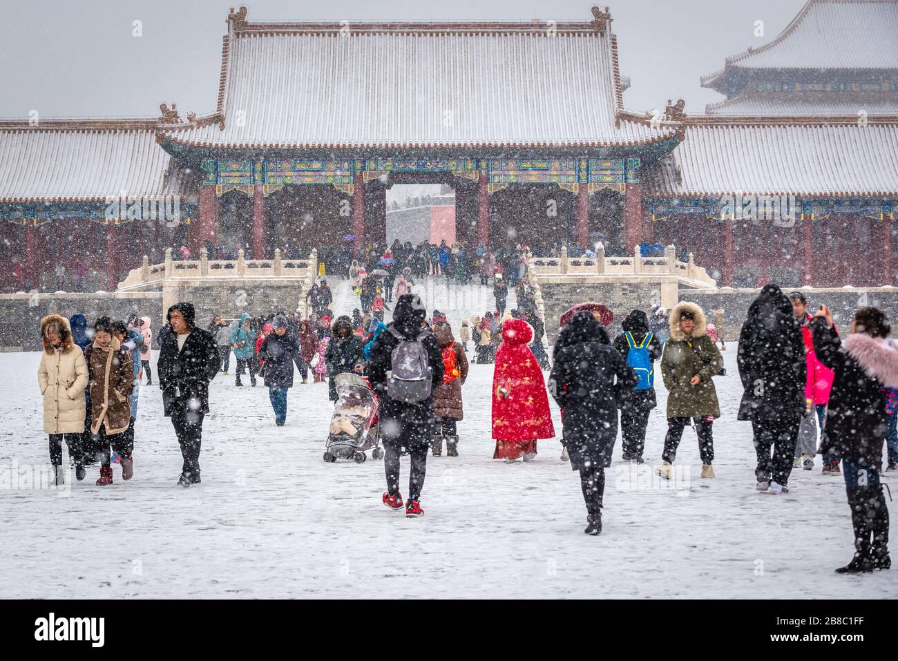 Passage next to Taihedian - Hall of Supreme Harmony at the inner court ...