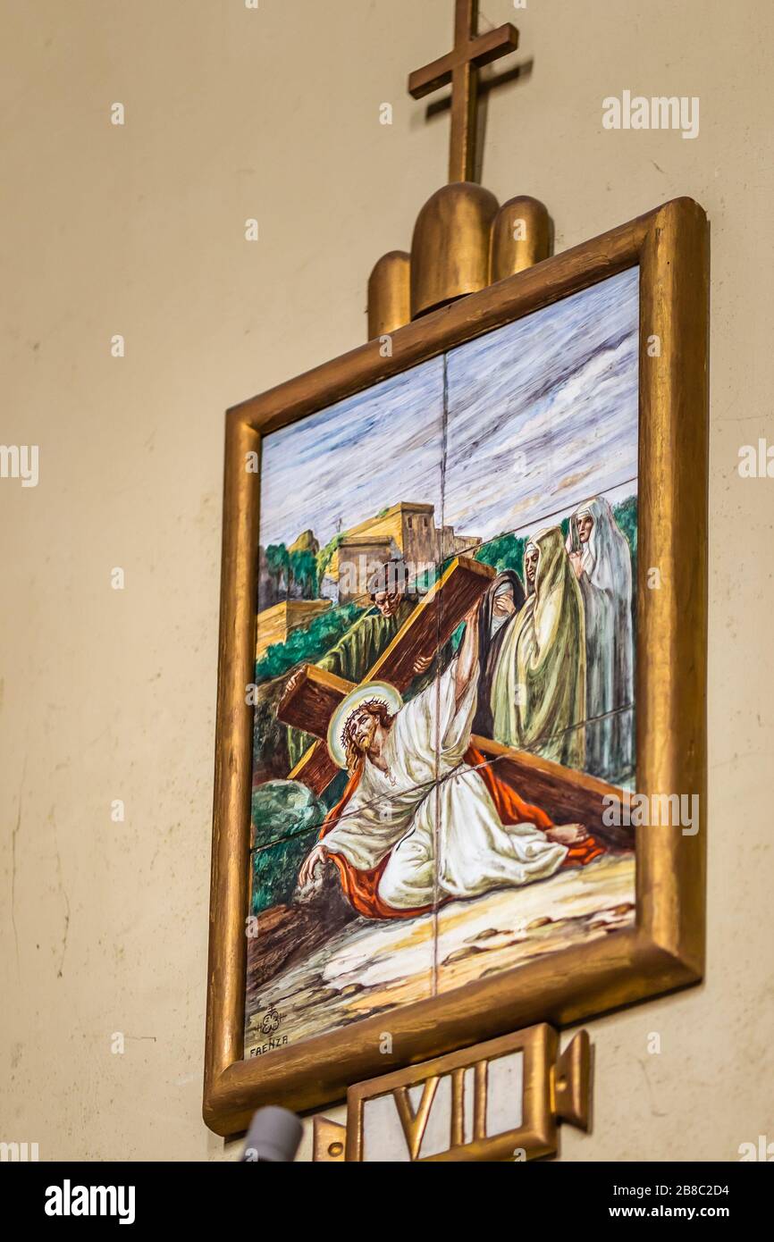 Jesus falls the second time hi-res stock photography and images - Alamy