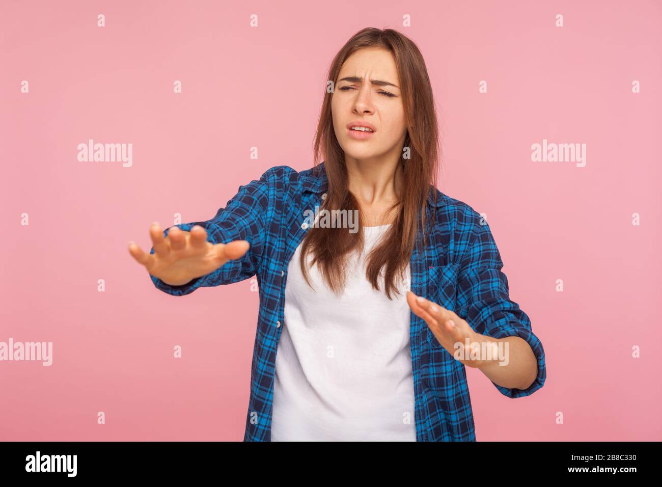 Girl with vision disorder hi-res stock photography and images - Alamy