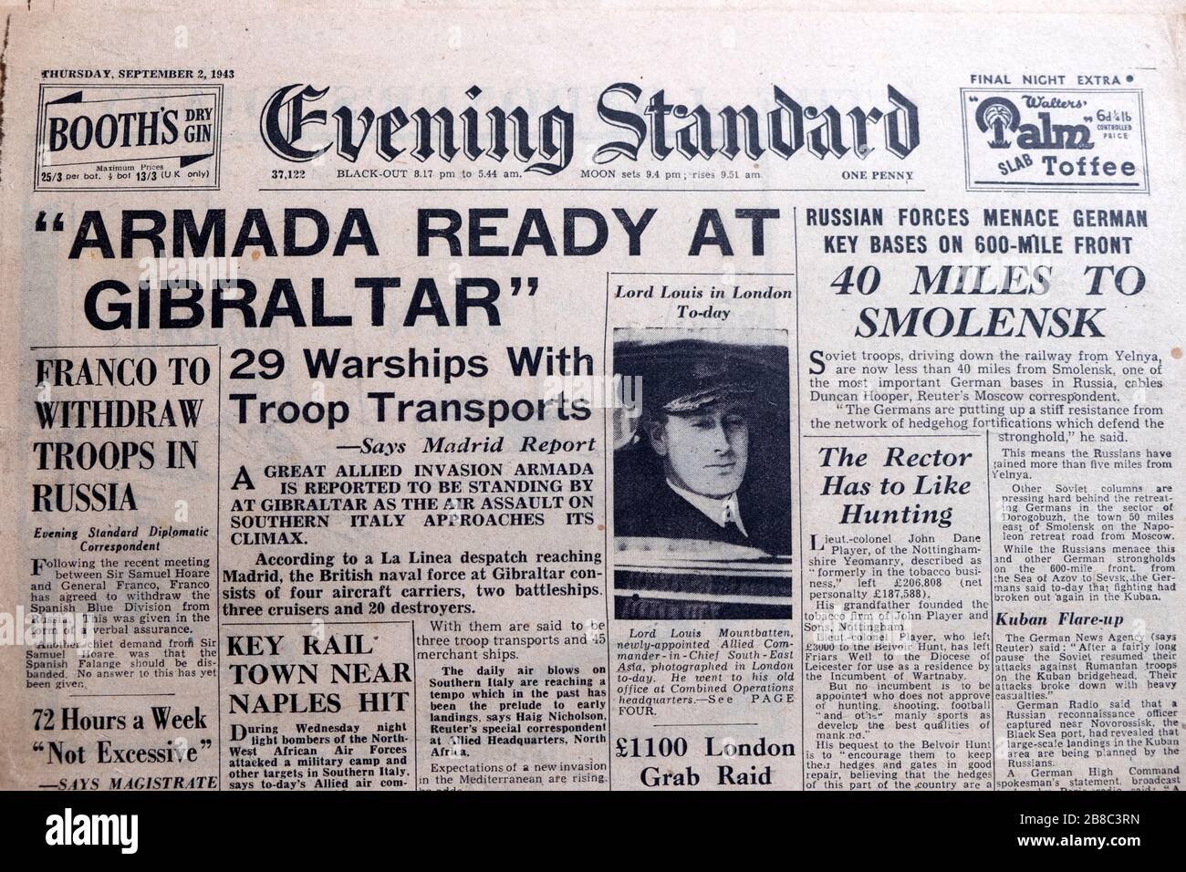 Wwii newspaper hi-res stock photography and images - Alamy