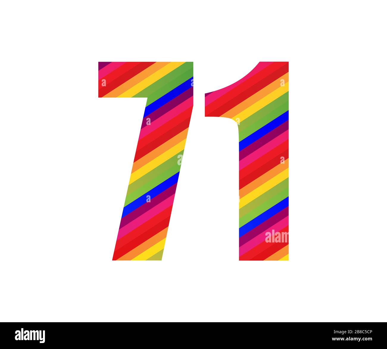 Number 71 Cut Out Stock Images & Pictures - Alamy