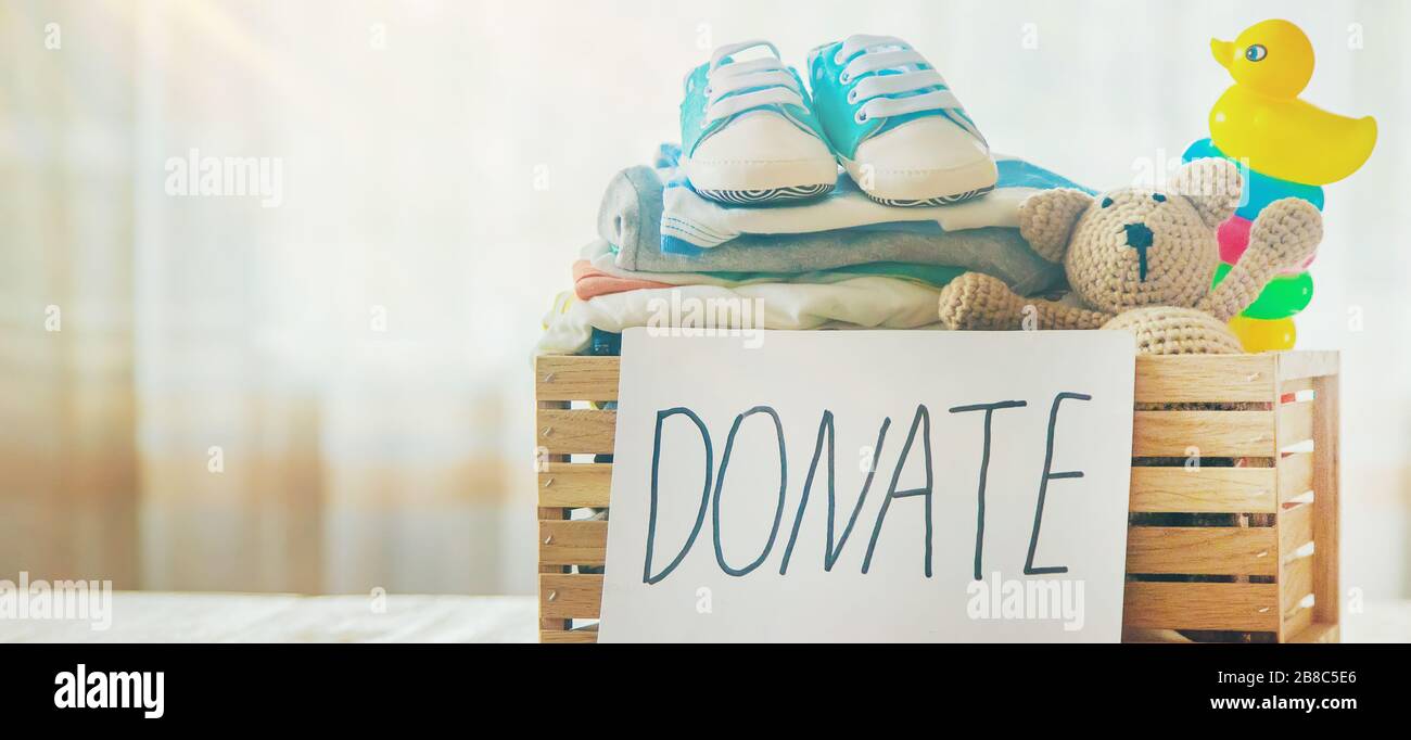Family clothing donation hi-res stock photography and images - Alamy