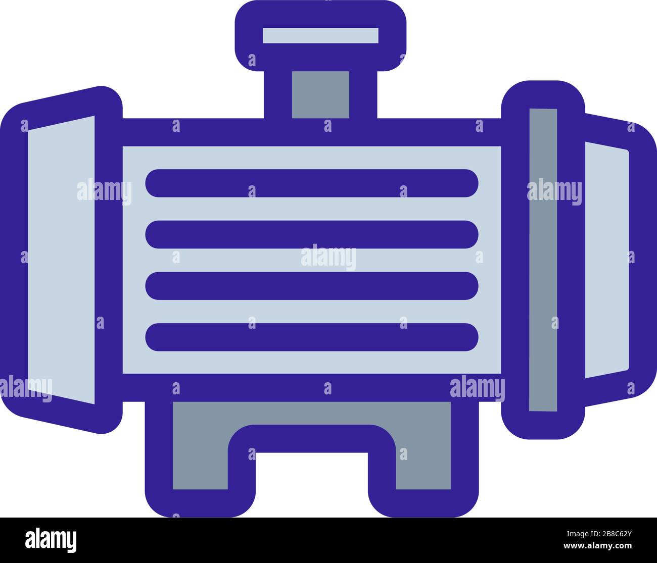industrial water pump icon vector outline illustration Stock Vector ...