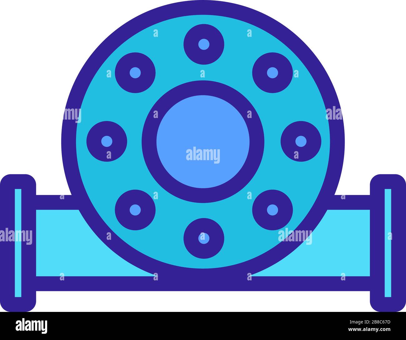 water pump icon vector outline illustration Stock Vector Image & Art ...