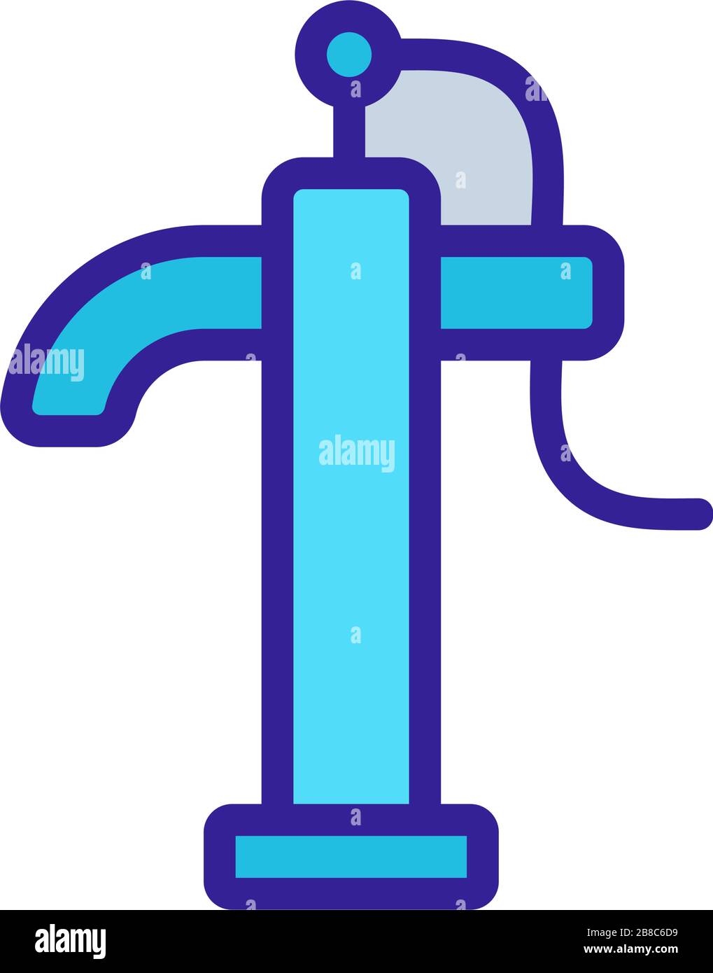 water pump icon vector outline illustration Stock Vector Image & Art ...