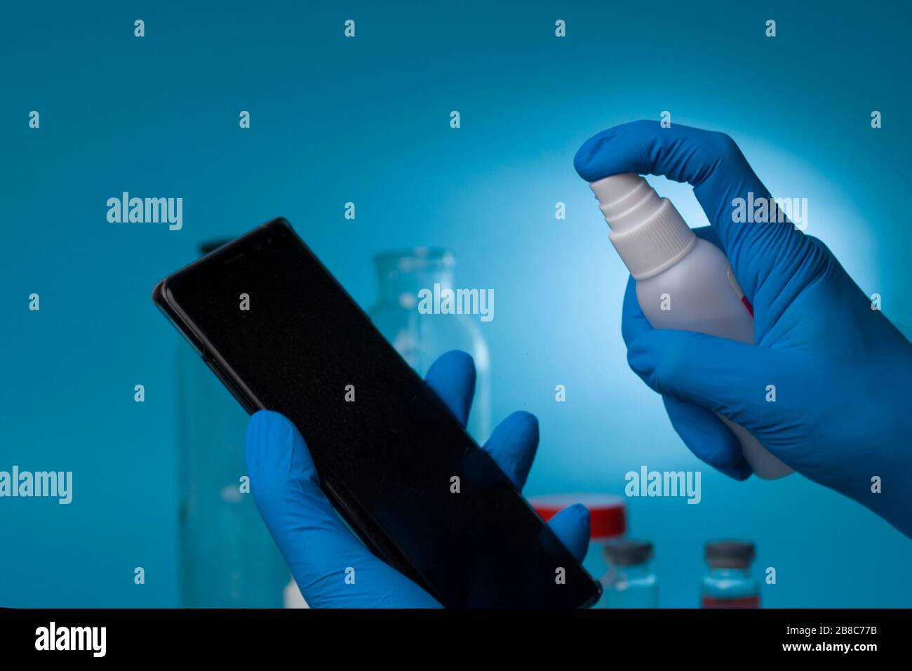Eliminating germs hi-res stock photography and images - Alamy