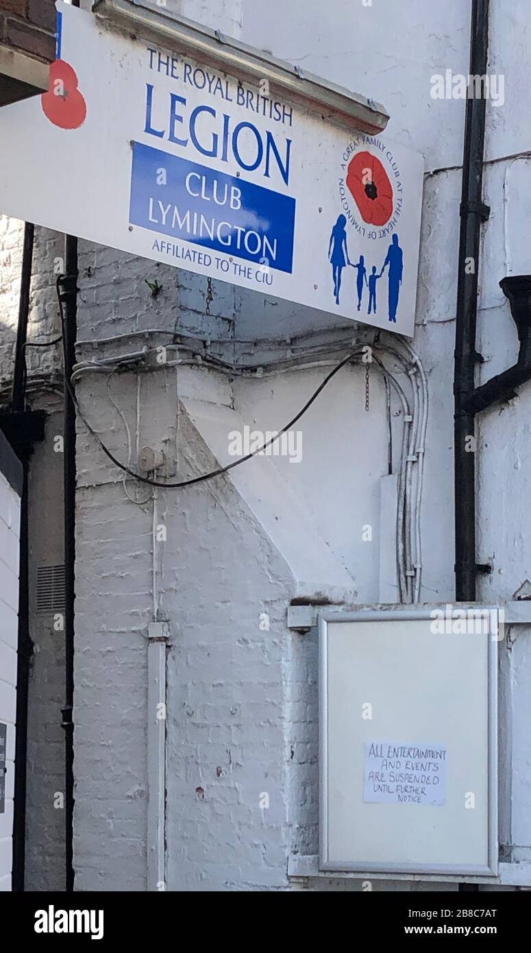 Suspends operations due to coronavirus hi-res stock photography and ...