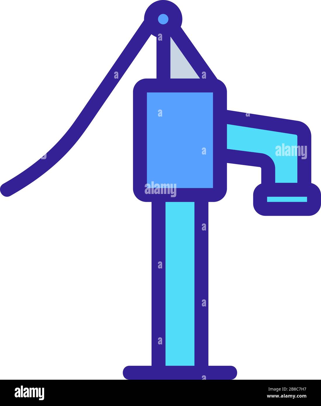 water pump icon vector outline illustration Stock Vector Image & Art ...