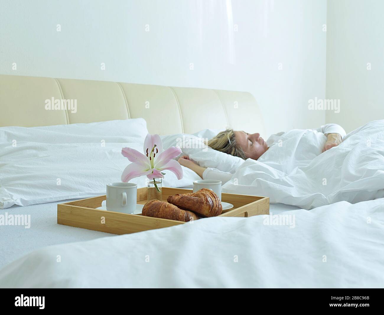 Croissants bed hi-res stock photography and images - Alamy