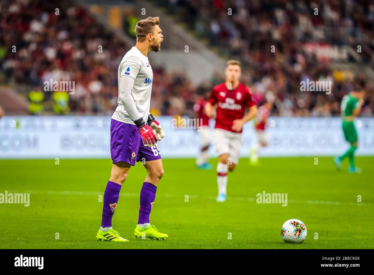 Bartłomiej Dragowski of ACF Fiorentina during italian soccer Serie A ...