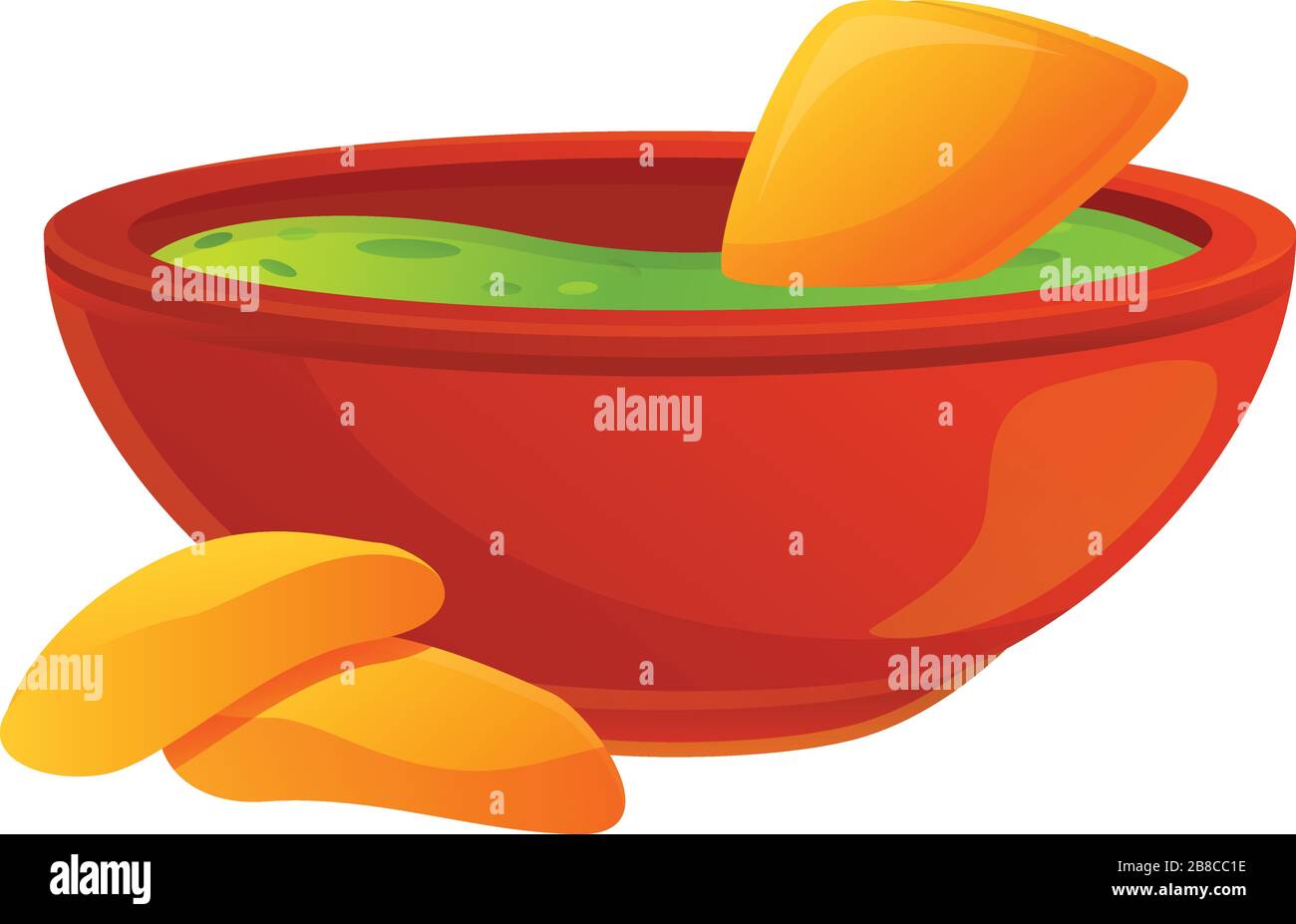 Mexican nachos icon. Cartoon of mexican nachos vector icon for web ...