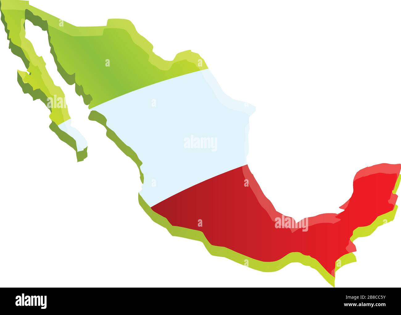 Mexico country icon. Cartoon of mexico country vector icon for web ...