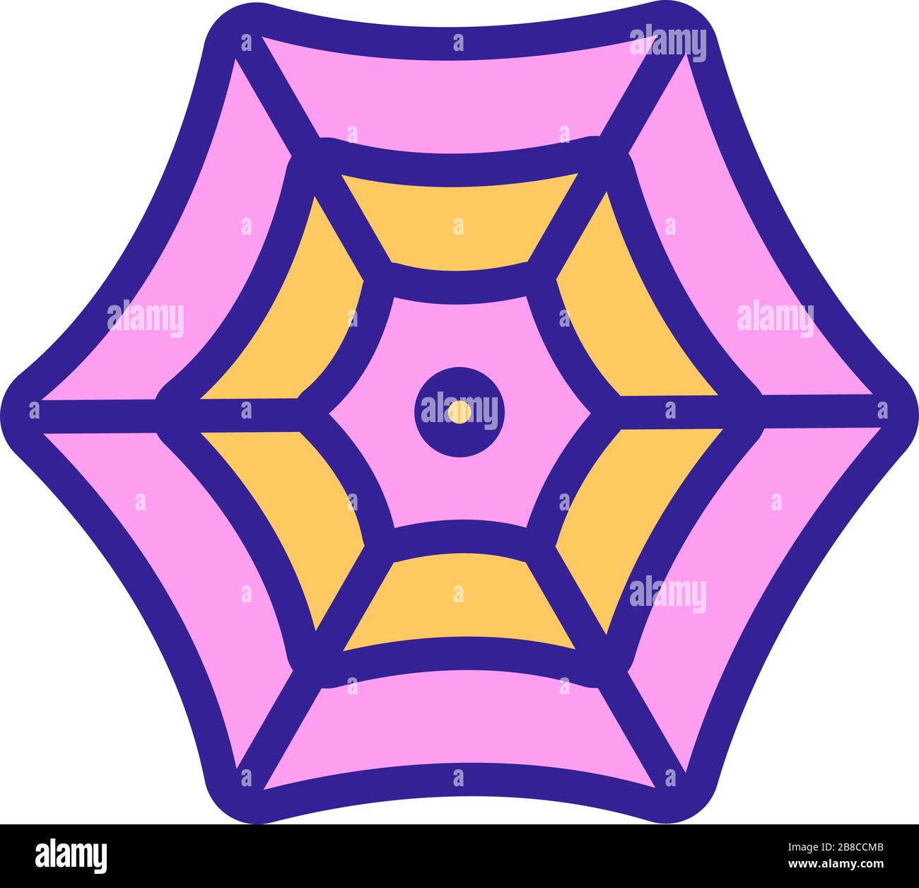 summer umbrella icon vector outline illustration Stock Vector Image ...