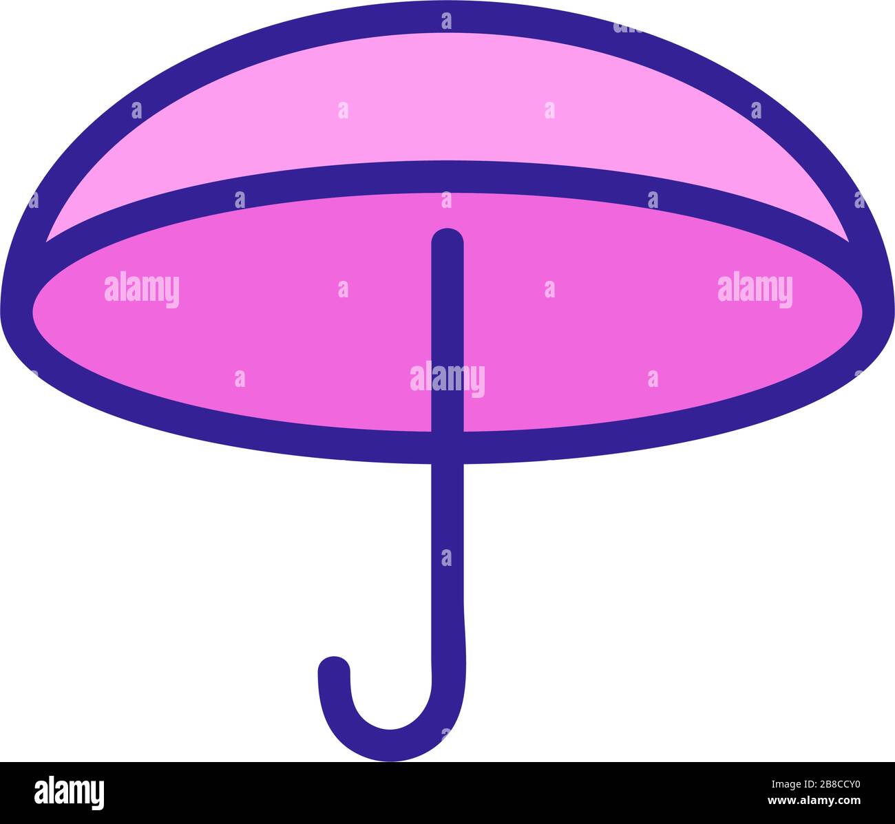 rain umbrella icon vector outline illustration Stock Vector Image & Art - Alamy