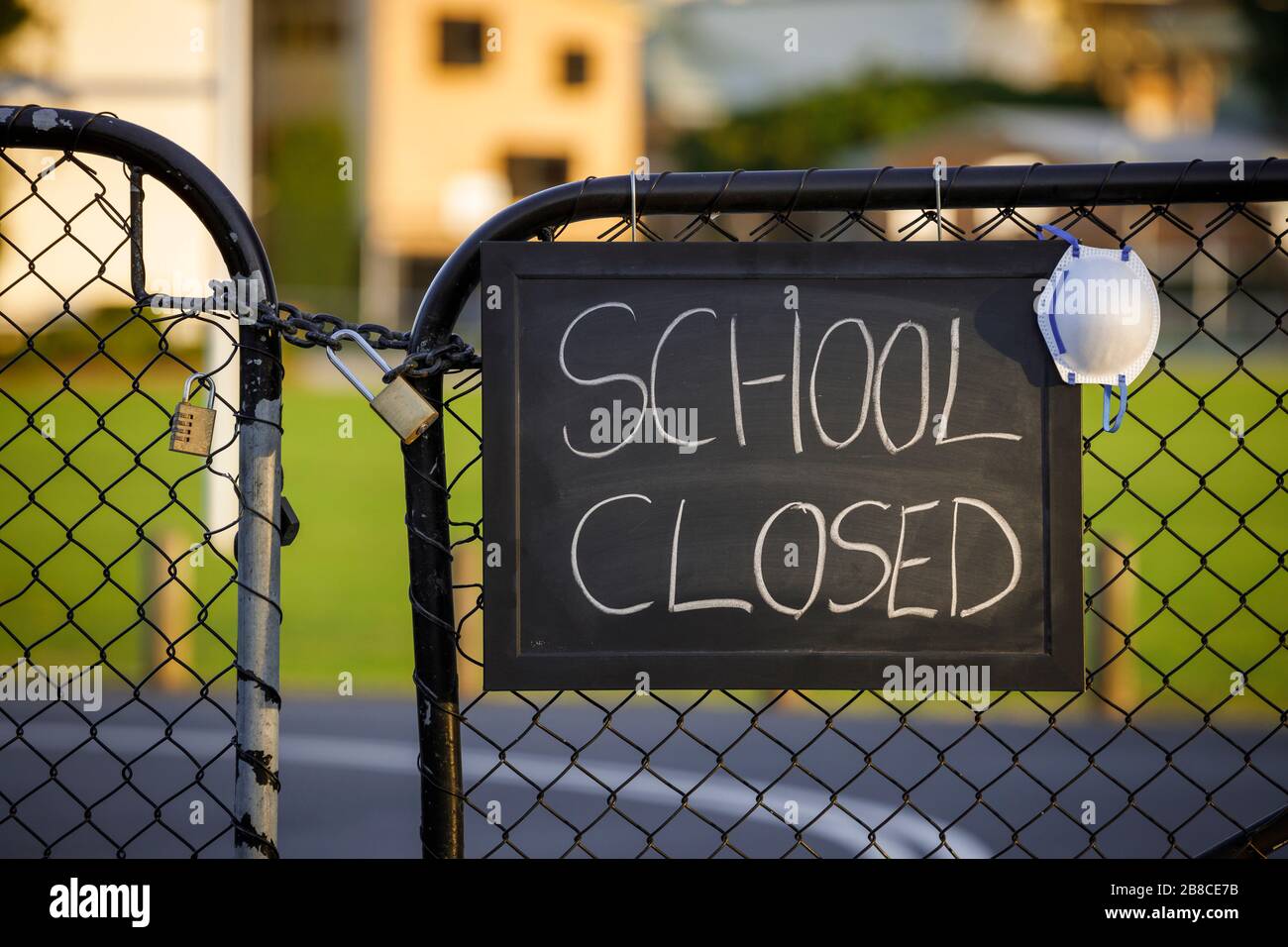 School Closed Sign