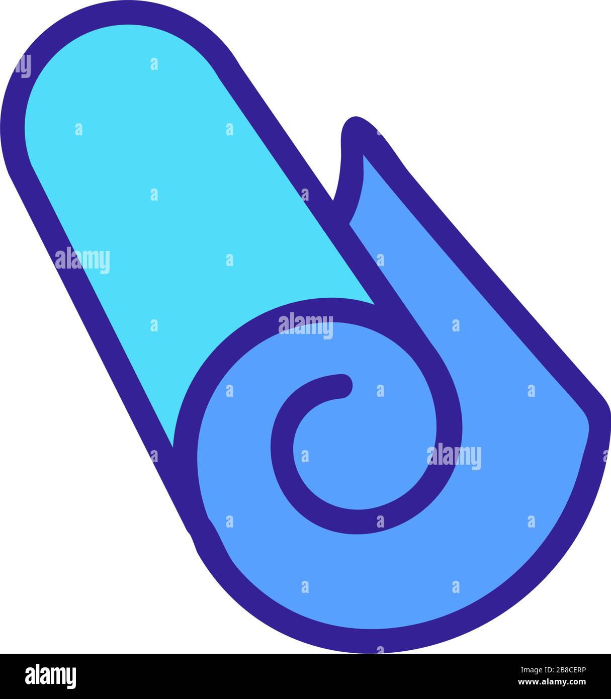 elastic roll icon vector outline illustration Stock Vector Image & Art ...